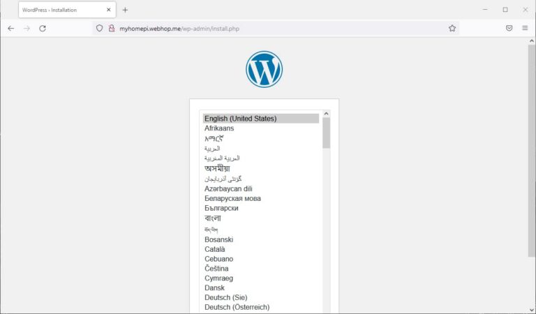 Install a complete WordPress host in a Raspberry Pi
