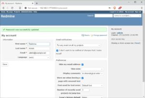 Project Management Web Platform with Redmine on Raspberry PI and Docker
