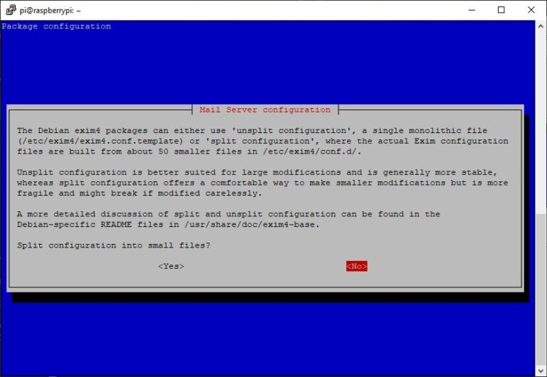 Setup Exim4 to Send Email from Terminal With Raspberry PI (with examples)