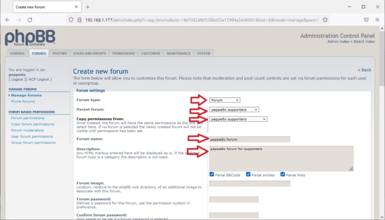 Self Hosted forum with phpBB and Raspberry PI