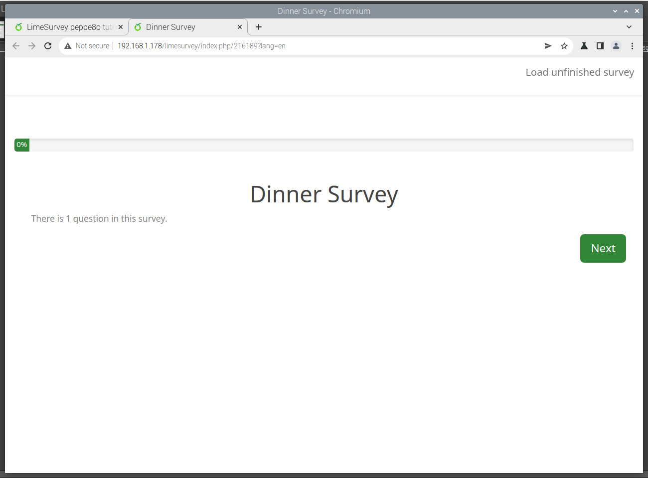 Self-host your Surveys with LimeSurvey and Raspberry PI