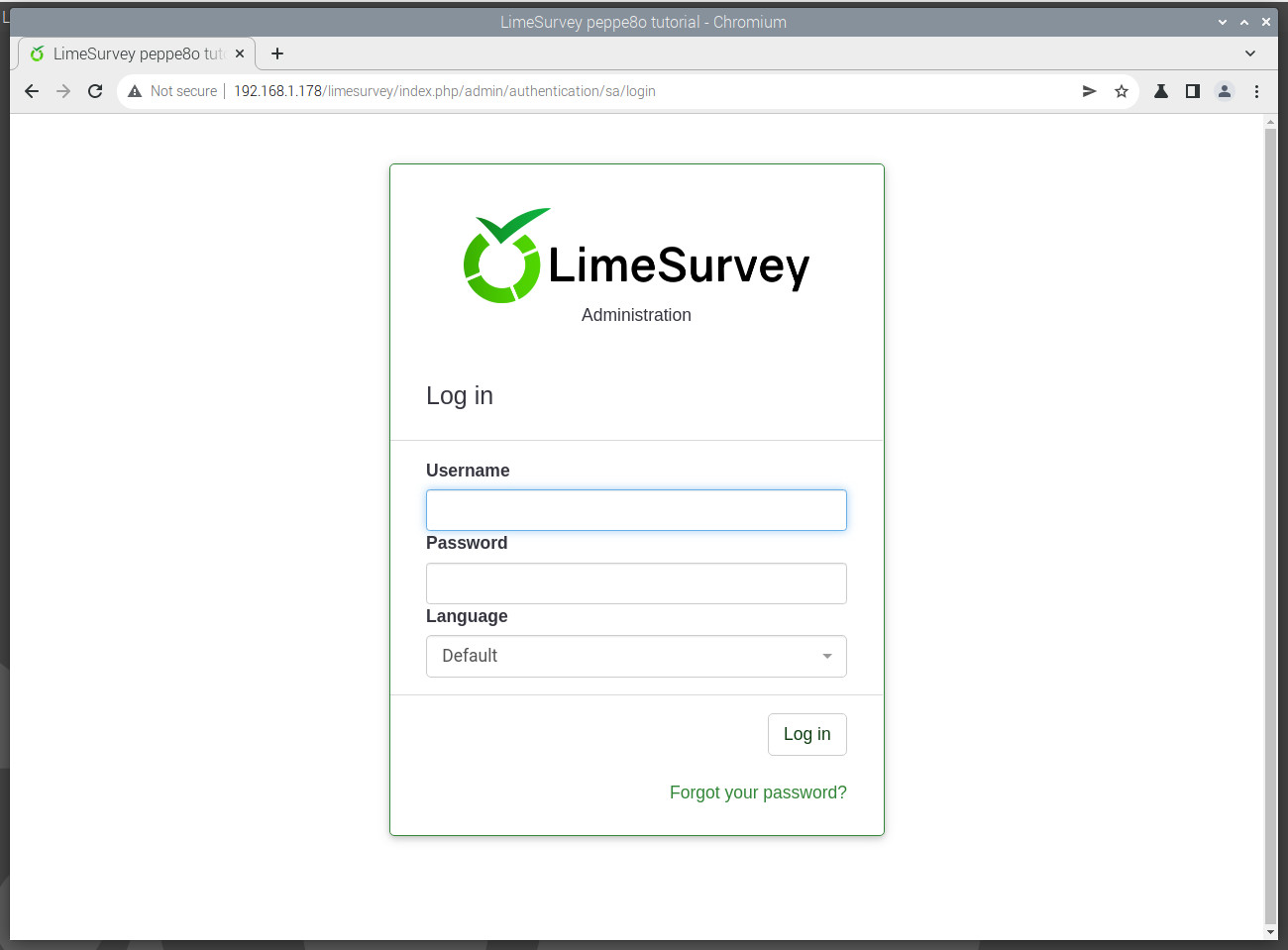 Self-host your Surveys with LimeSurvey and Raspberry PI