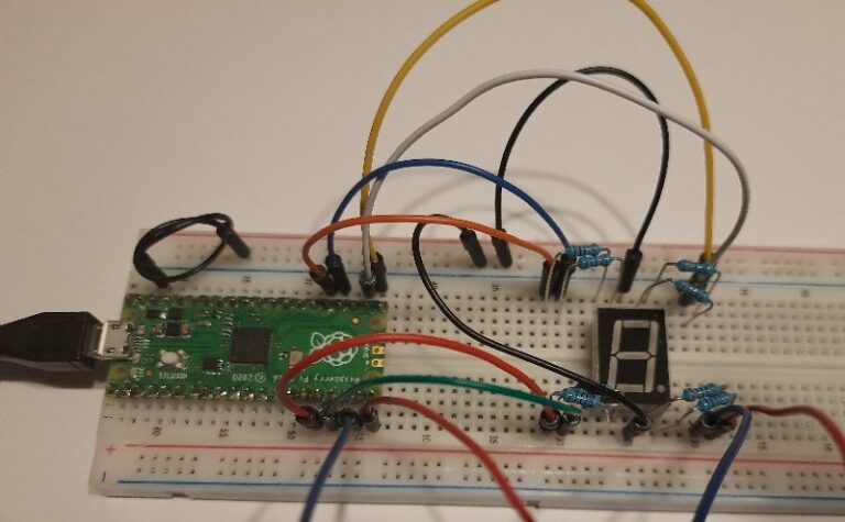 7 Segment Display And Raspberry PI Pico: Wiring and Setup with MicroPython