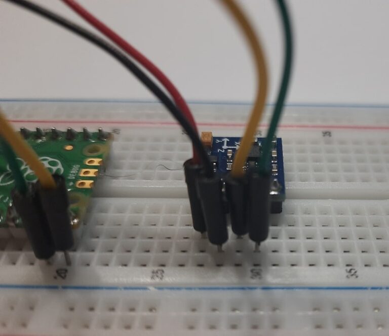 Magnetometer Compass with Raspberry PI Pico: GY-271 HMC5883L wiring and ...