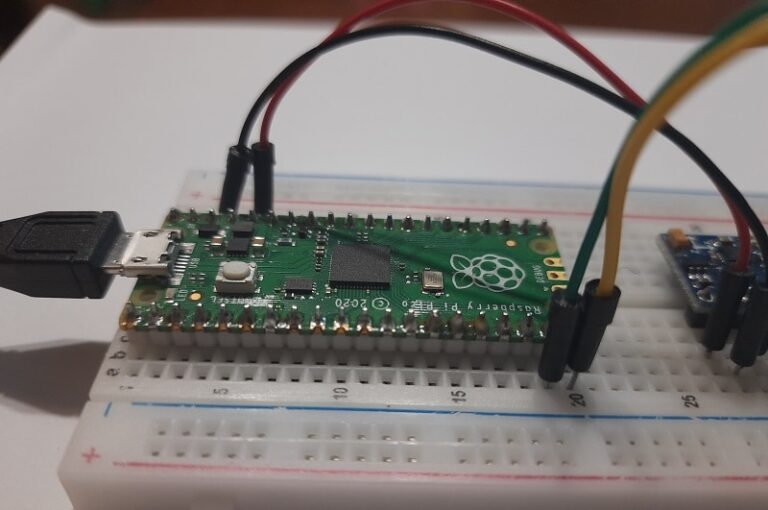 Magnetometer Compass with Raspberry PI Pico: GY-271 HMC5883L wiring and ...