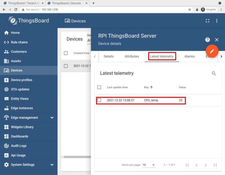 Thingsboard And Raspberry Pi Part 2 Add Device Telemetry By Mttq And Python