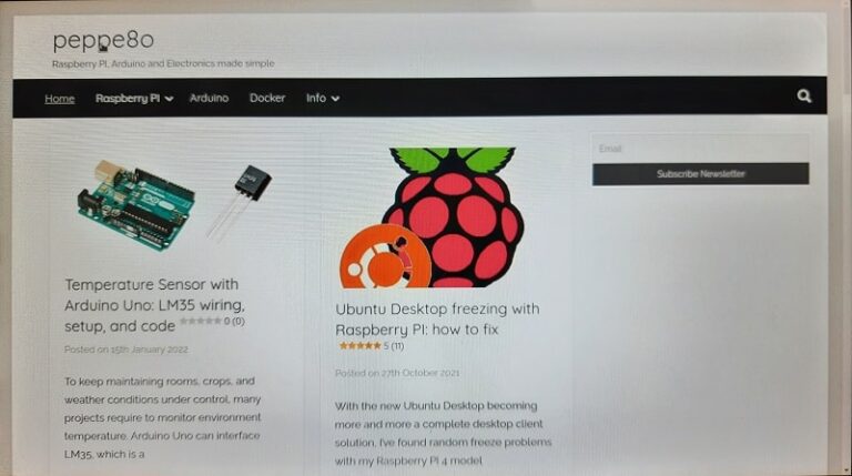 Raspberry PI Kiosk: creating a touchscreen, informative stand
