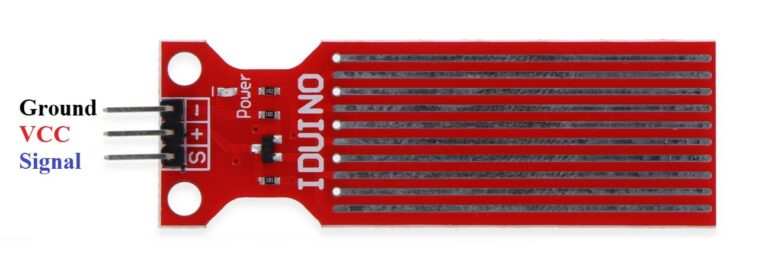 Water Level Sensor with Arduino Uno: wiring and code description