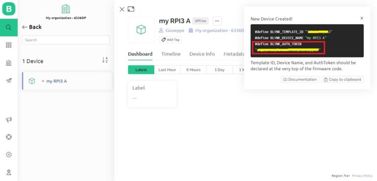 Personal IoT App with Blynk and Raspberry PI