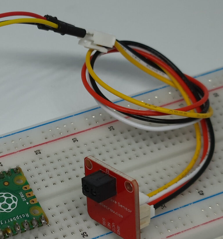Ir Reflective Sensor And Raspberry Pi Pico Rpr 220 With Micropython
