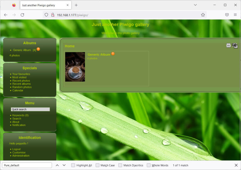 Piwigo and Raspberry PI: a Private Open Source Photo Management Platform