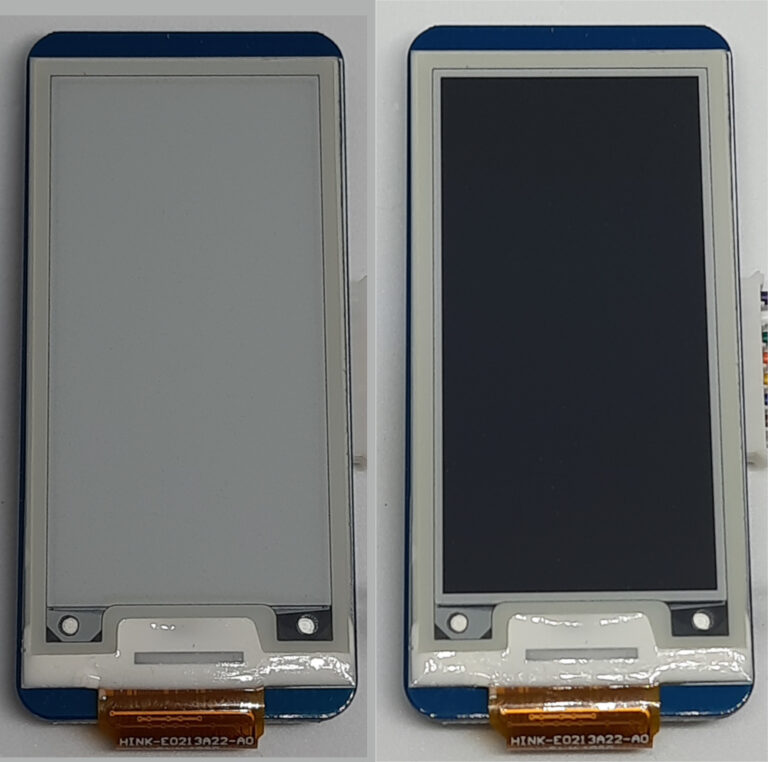 Raspberry PI Pico and e-paper (e-ink) Display