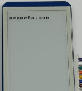 Raspberry PI Pico and e-paper (e-ink) Display