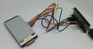 Raspberry PI Pico and e-paper (e-ink) Display