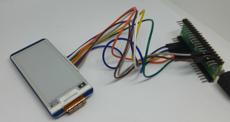 Raspberry PI Pico and e-paper (e-ink) Display