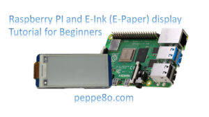 Use Raspberry PI with E-Ink (E-Paper) display