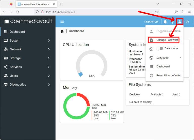 OpenMediaVault and Raspberry PI: NAS Installation and Setup