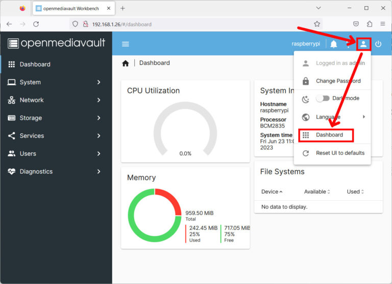 OpenMediaVault and Raspberry PI: NAS Installation and Setup