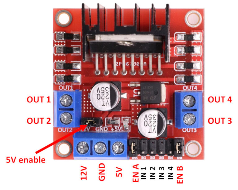 How to use an L298N with Raspberry PI Pico: Driving Motors with MicroPython