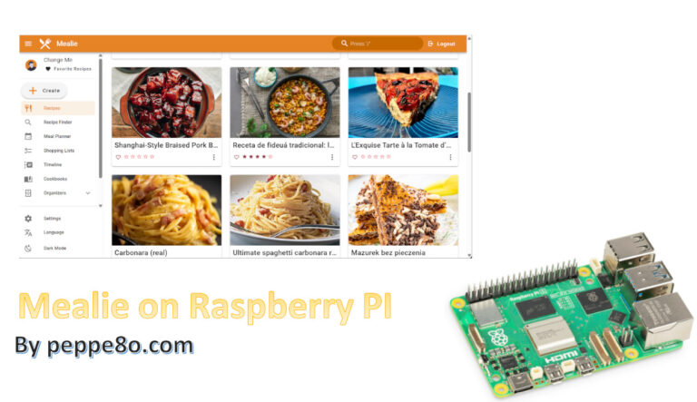 How to Install Mealie on Raspberry PI: a Meal Planning and Managing Software